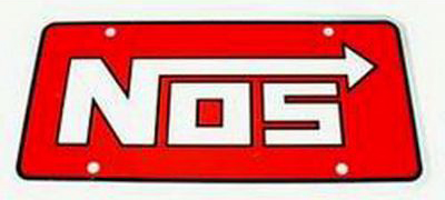 Red NOS License Plate | Custom 3D NOS Auto Accessories for Sale | Red ...